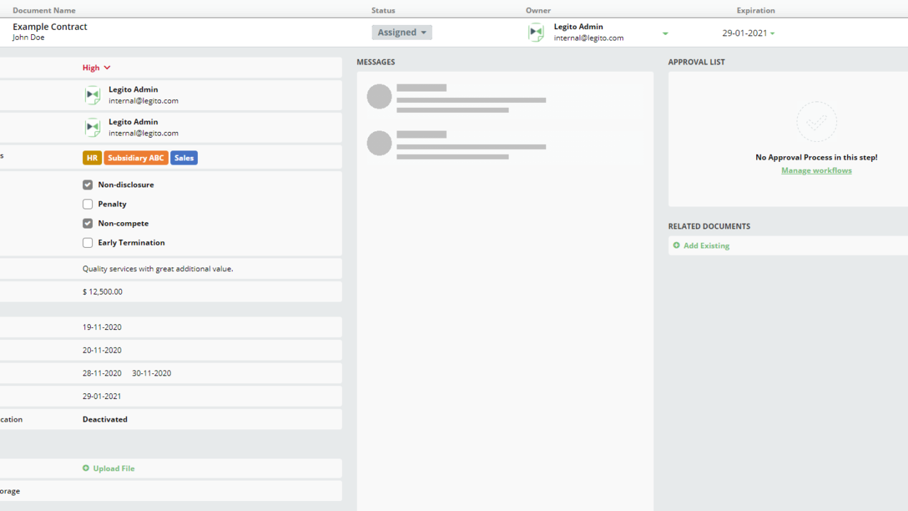 November 2020 Release: Document Record Properties & Document Localization | Legito