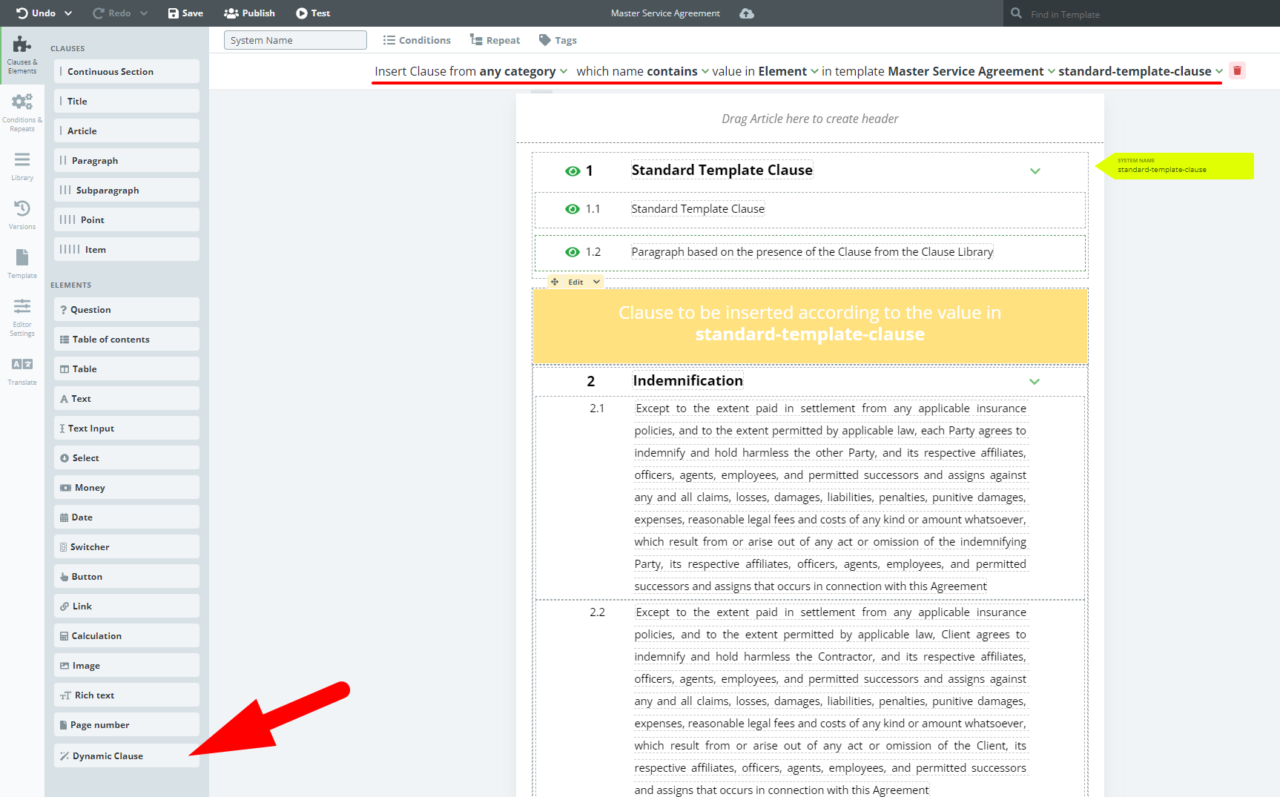 Clause Library Overview | Legito