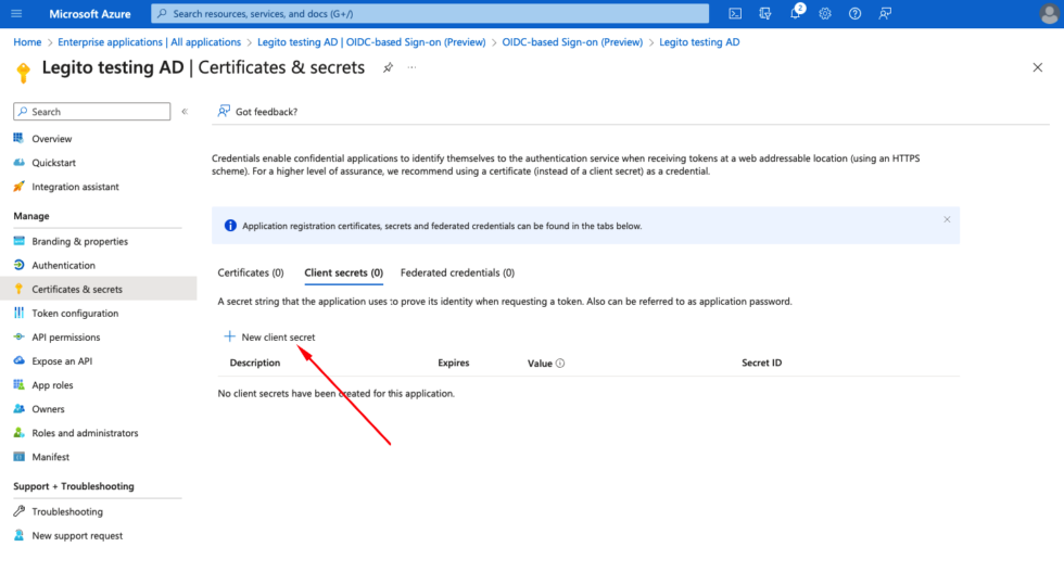 OAuth 2.0 authentication with Azure Active Directory | Legito