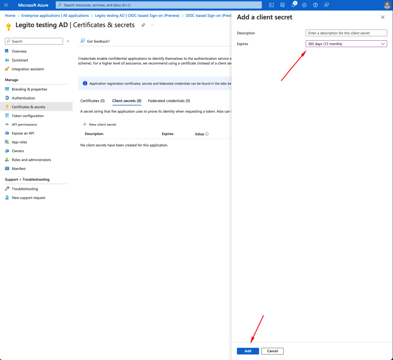 OAuth 2.0 authentication with Azure Active Directory | Legito