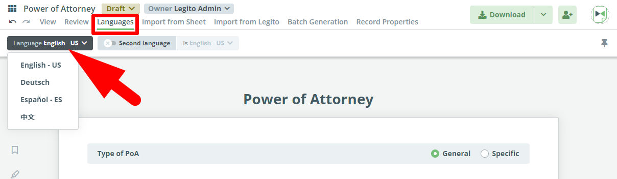 Translations | Legito