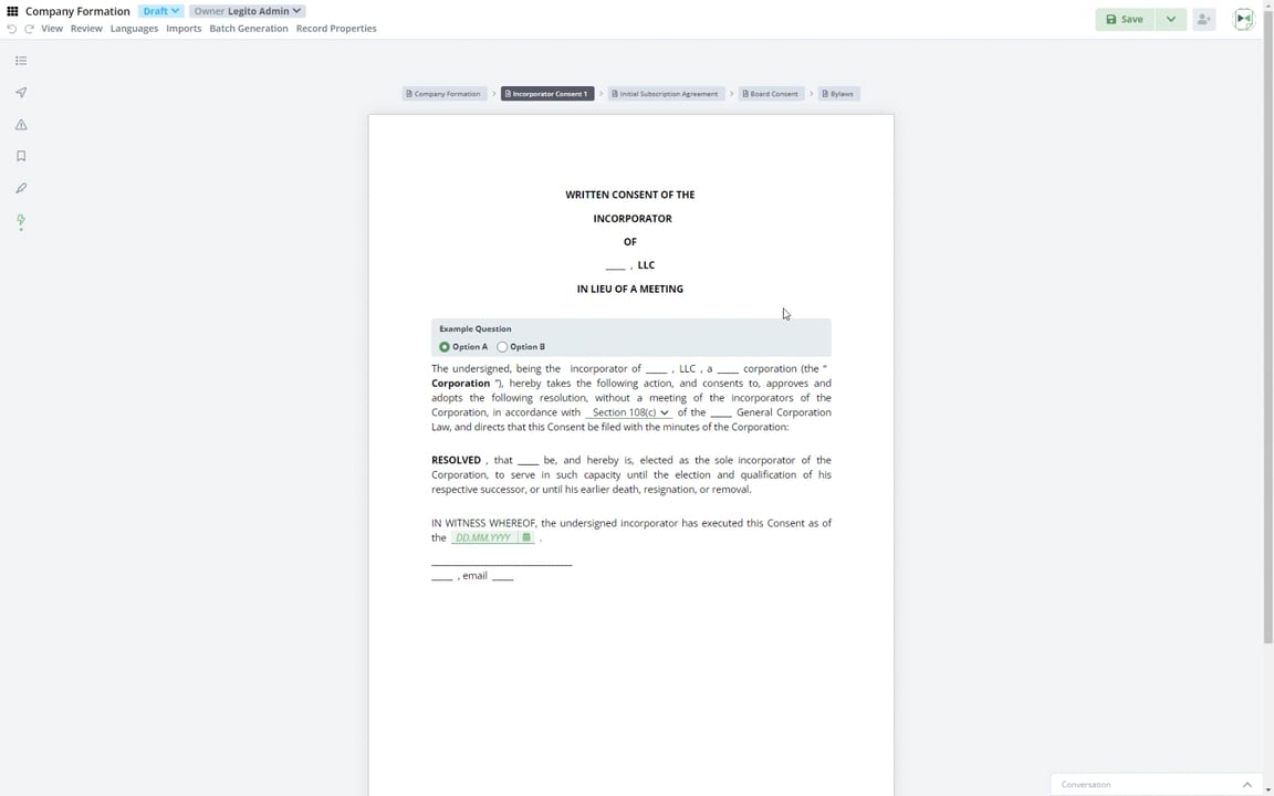 Q3 2024: Next Generation Document Editor | Legito